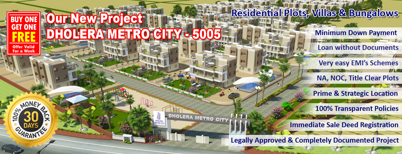 Dholera Smart City Project Gujarat - Dholera Metro City®